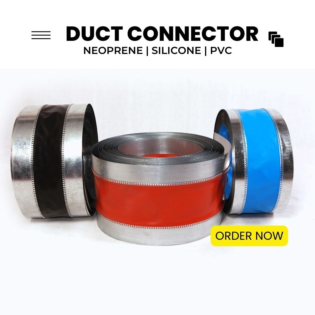 Duct Connector, Flexible Duct Connector |Neoprene | PVC | SILICON ...
