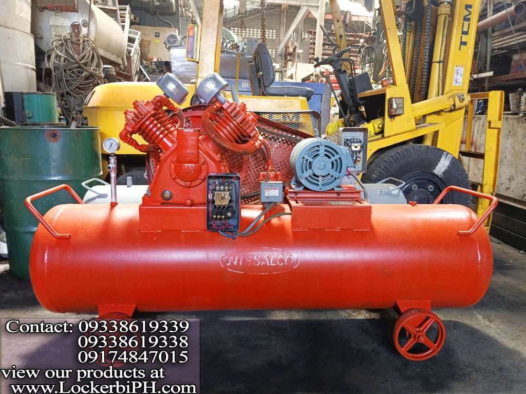 Earth Fuji Air Compressor 5hp 4 Piston 200PSI from Japan, Commercial ...