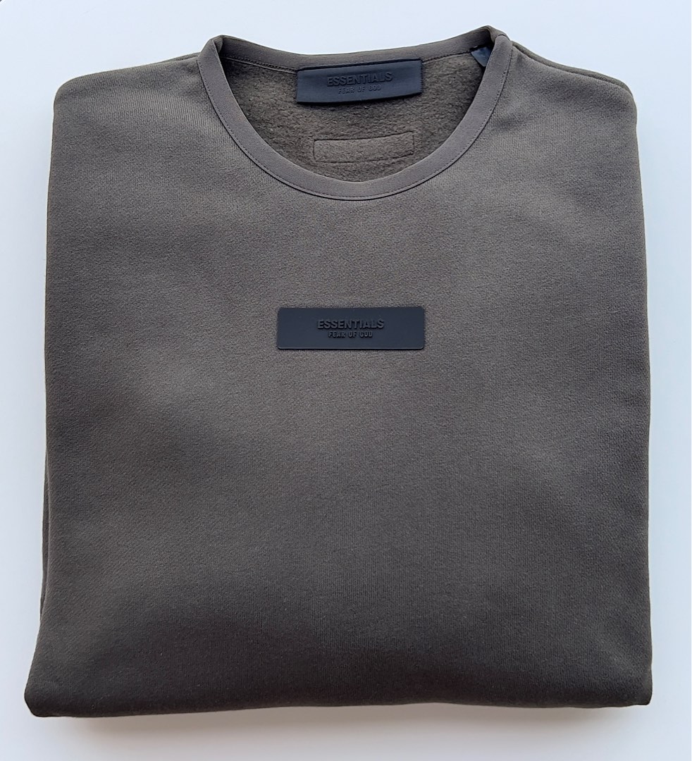 Fear Of God Essentials | Ink Crewneck Sweatshirt | Medium, Men's ...