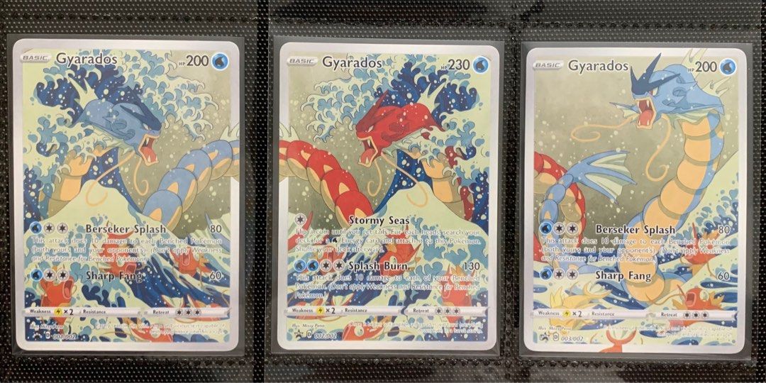 gyarados full art custom japanese artwork pokemon, Hobbies & Toys, Toys ...