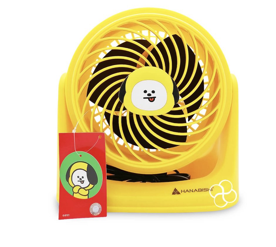 Hanabishi BT21 Chimmy Mini Jumbo Fan, Furniture & Home Living, Lighting ...