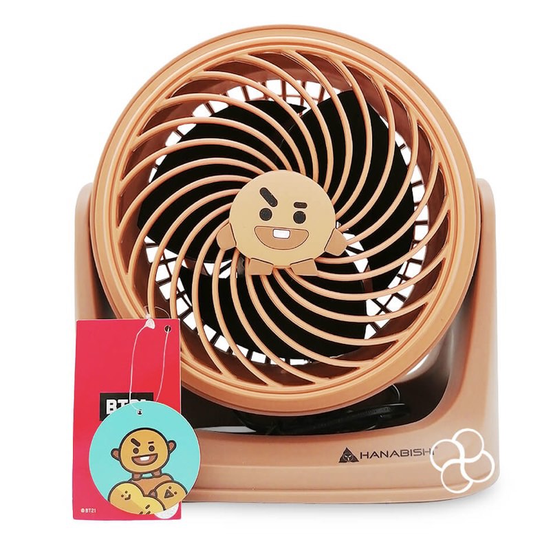 Hanabishi BT21 Shooky Mini Jumbo Fan, Furniture & Home Living, Lighting ...