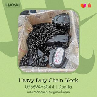 Chain block heavy duty, Commercial & Industrial, Construction Tools ...