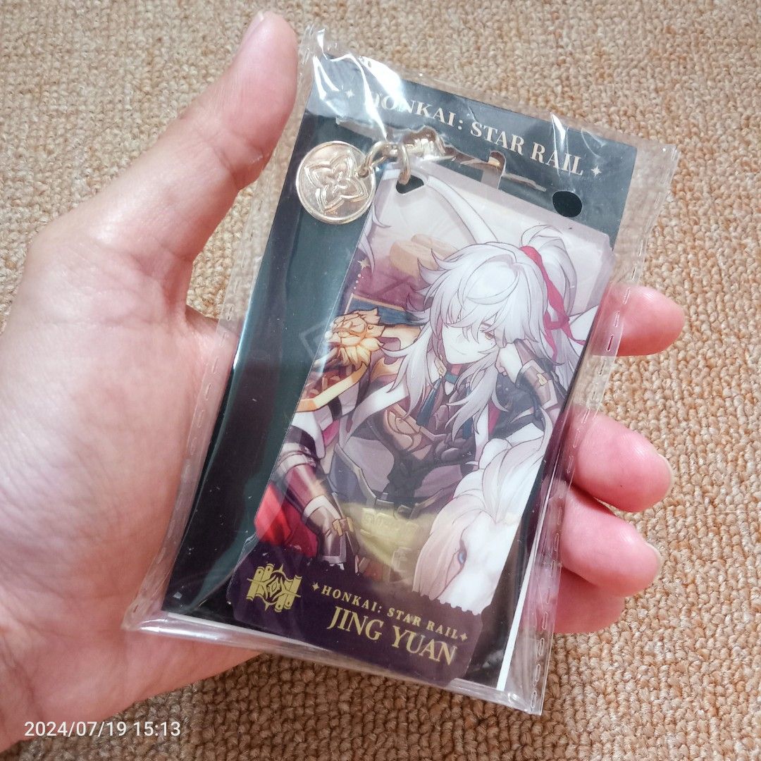 [HOYOVERSE MERCH] Acrylic Keychain Honkai Star Rail, Jing Yuan - Black ...