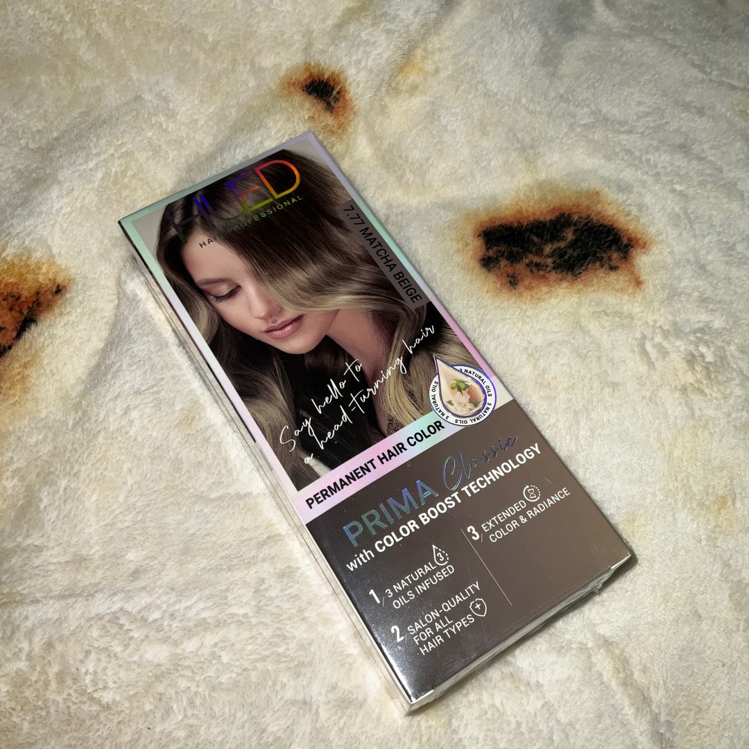 HUED Hair Professional Permanent Hair Color - 7.77 Matcha Beige, Beauty ...