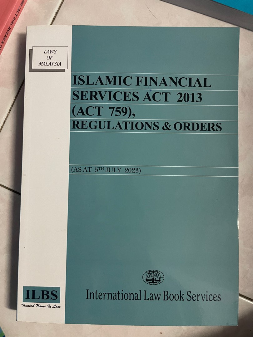 Islamic Financial Services Act 2013, Hobbies & Toys, Books & Magazines ...