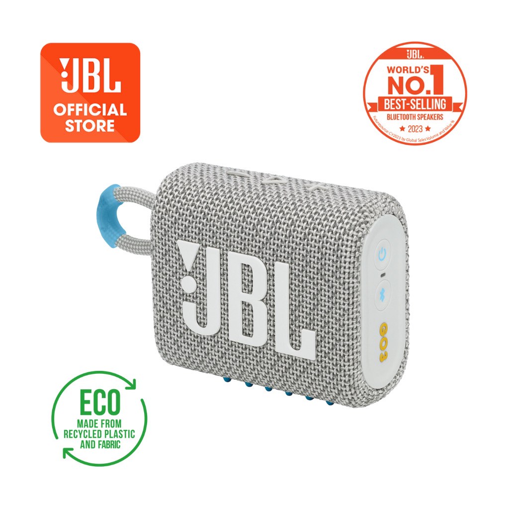 JBL GO 3 ECO Ultra-portable Waterproof Speaker, Audio, Soundbars, Speakers & Amplifiers on Carousell