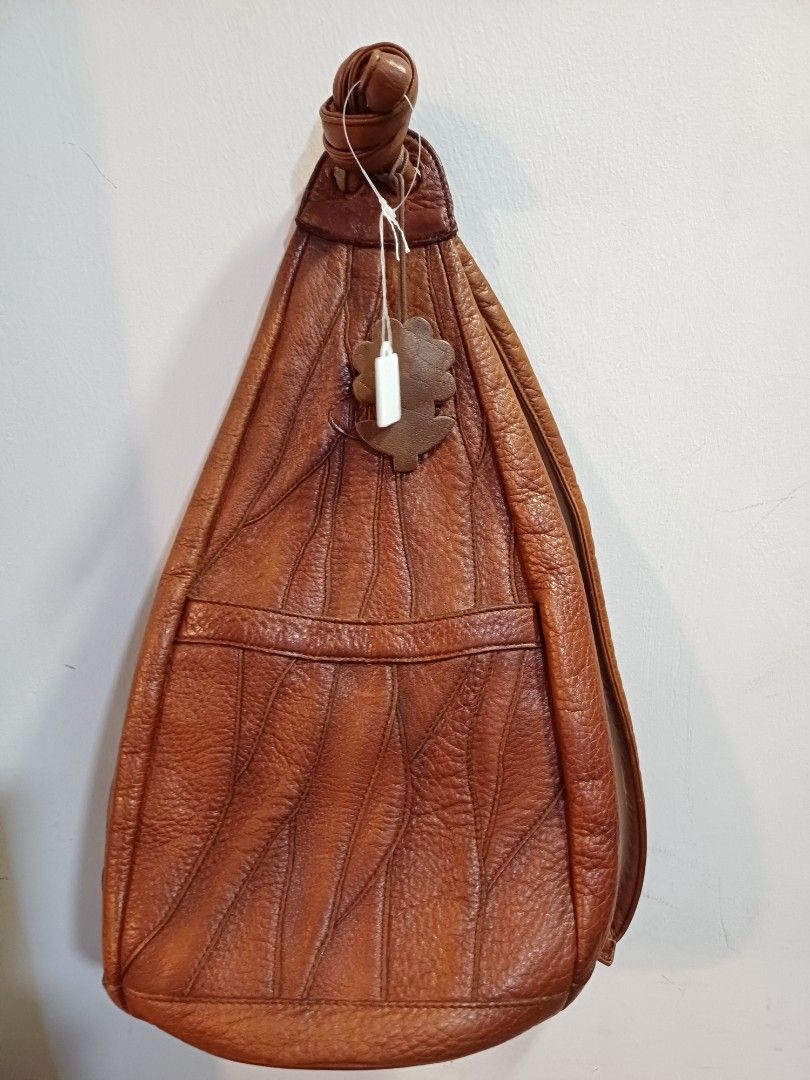 Leather Backbag, Women's Fashion, Bags & Wallets, Backpacks on Carousell