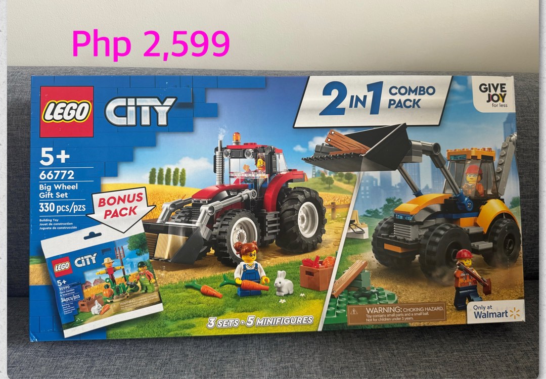 Lego city big wheel gift set, Hobbies & Toys, Toys & Games on Carousell