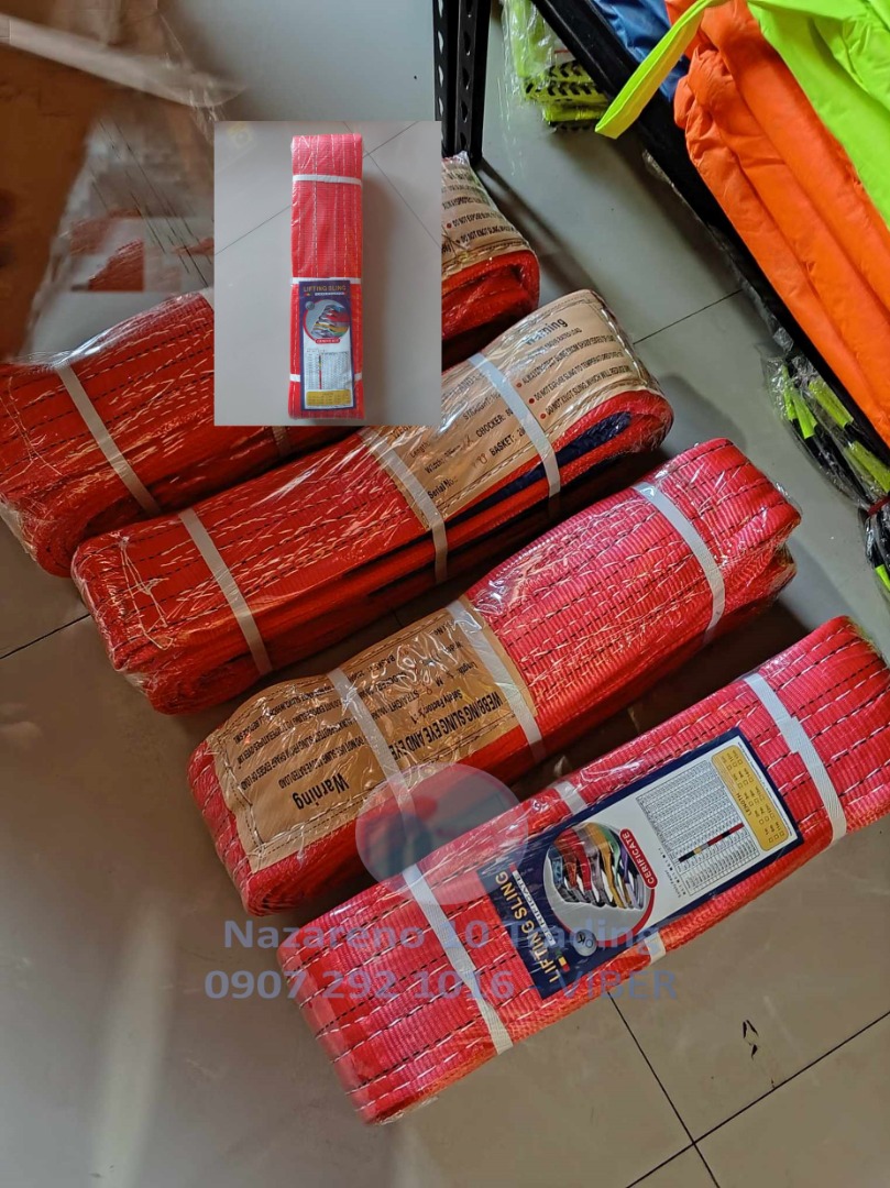 Lifting belt 5tons 16, Commercial & Industrial, Construction & Building ...