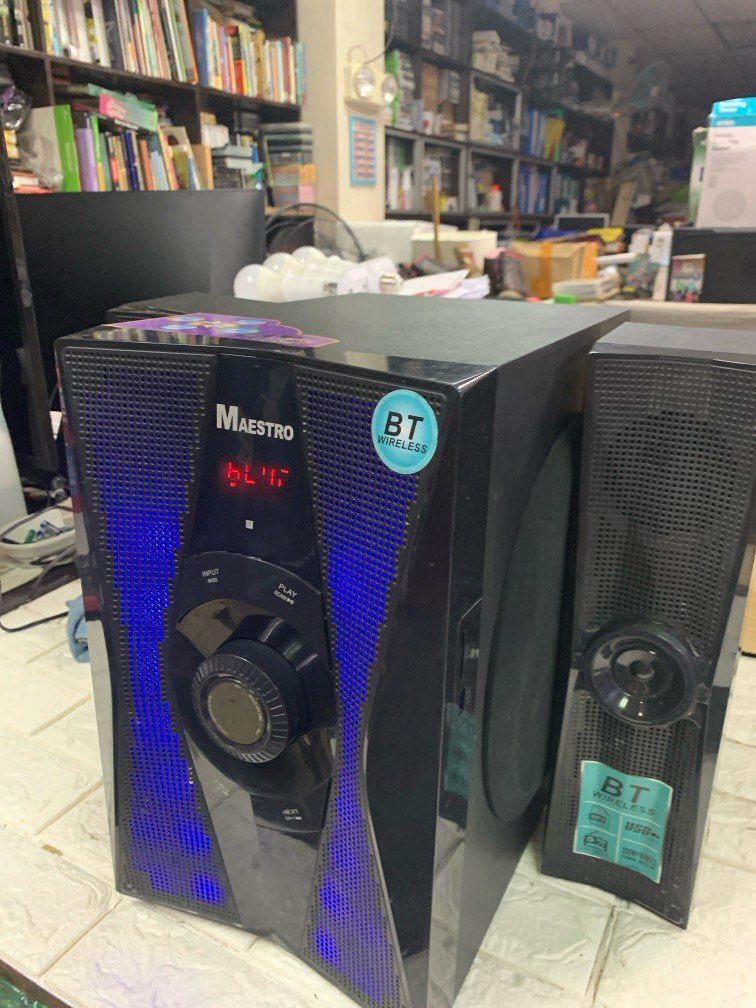 Maestro 2.1 Multimedia Speaker System w Bluetooth (No Remote No Box ...