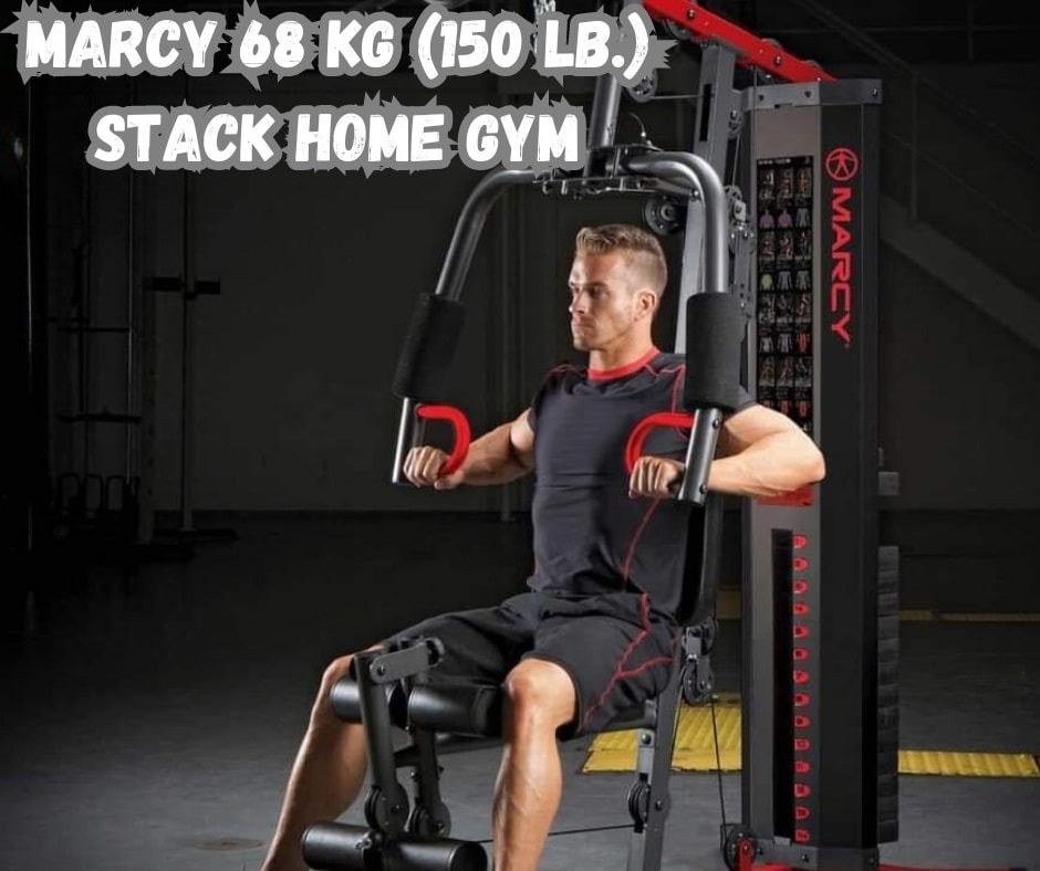 Marcy 68 kg (150 lb.) Stack Home Gym, Sports Equipment, Exercise & Fitness, Cardio & Fitness ...