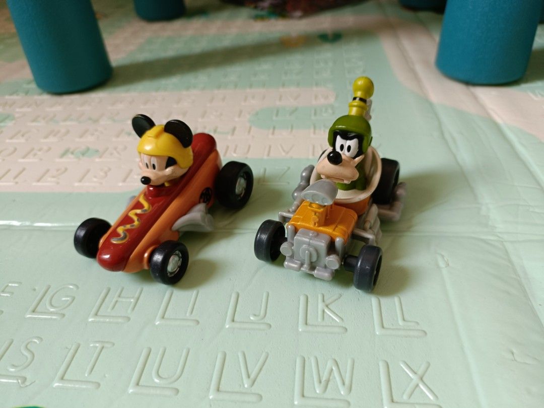 Mattel Disney Mickey & Goofy Car, Hobbies & Toys, Toys & Games on Carousell