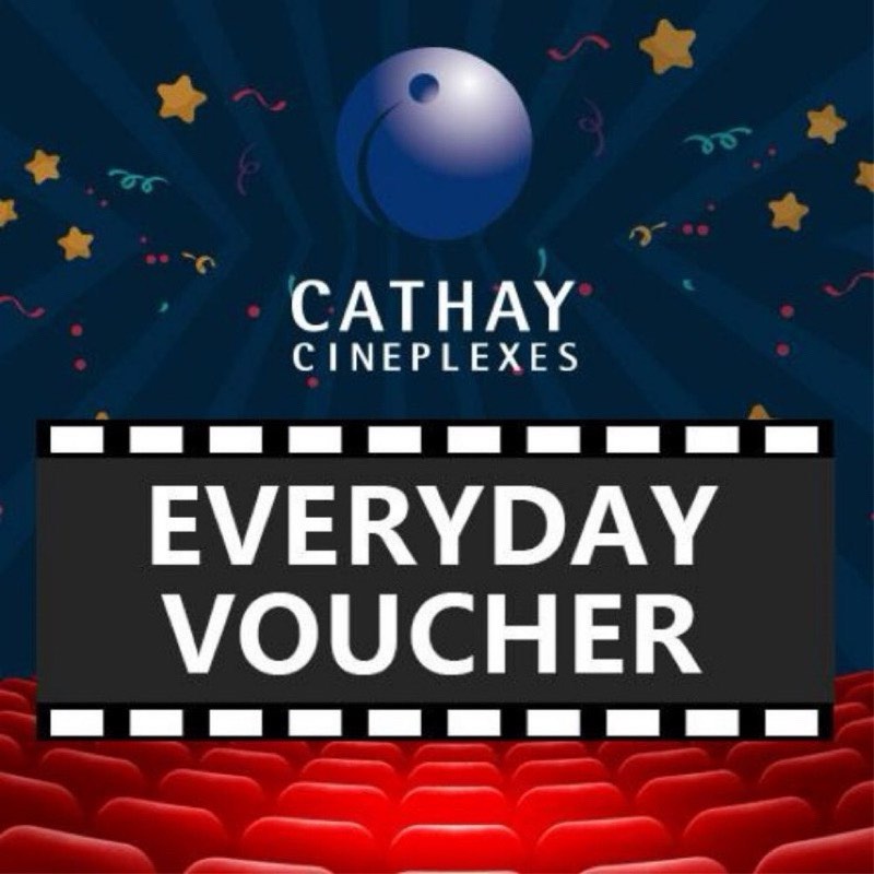 $11.50/12 [MAR] All Day Cathay Cineplexes Movie Voucher Ticket Everyday ...