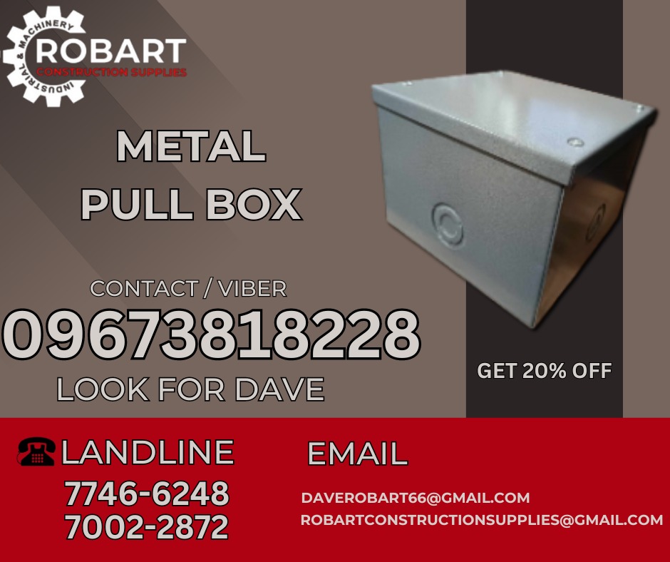 METAL PULL BOX, Commercial & Industrial, Industrial Equipment on Carousell