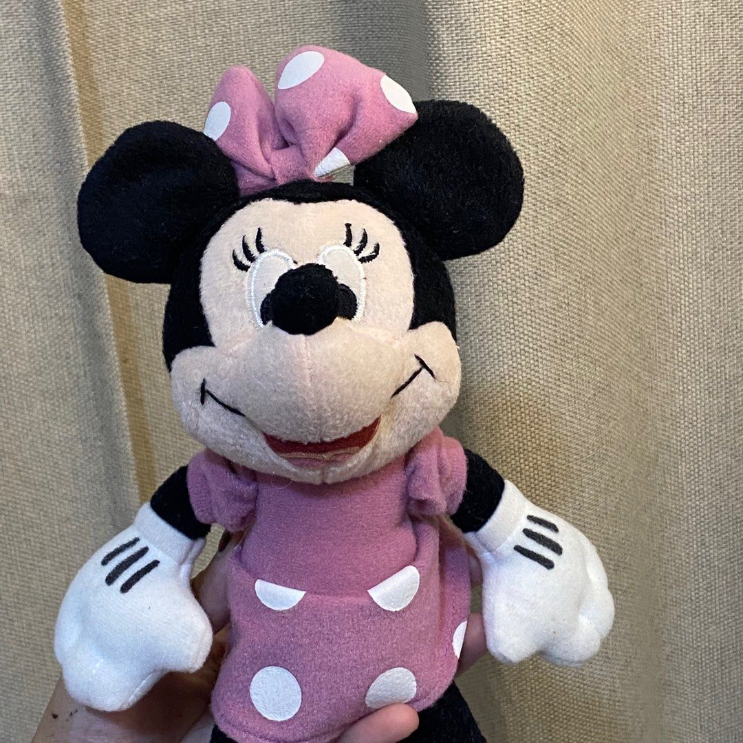 MINISO - Mickey Mouse and Minnie Mouse Hand Puppet Mickey Mouse Boneka ...