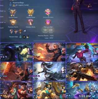 Mobile Legends Account/Ml acc /mlbb acc, Video Gaming, Gaming ...