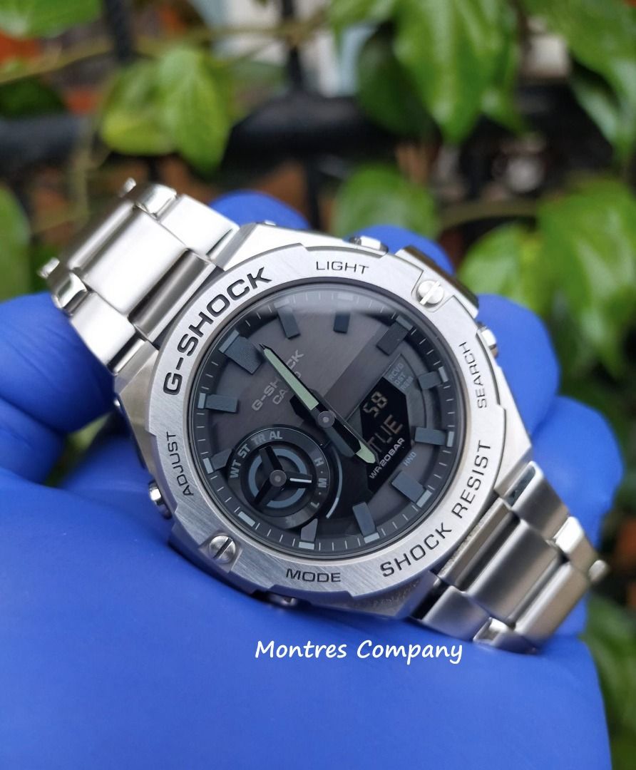 Montres Company 香港註冊公司 (32年老店) 卡西歐 CASIO G-STEEL gsteel 藍牙 藍芽 Blue Tooth BlueTooth 碳纖維防護 太陽能 光動能 ...