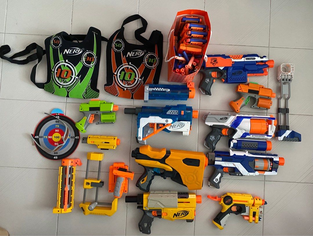 All Nerf Guns ++ All $55 (Bundle), Hobbies & Toys, Toys & Games on ...