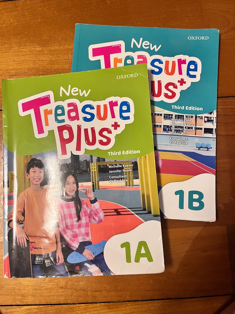 new treasure plus 1a 1b, 興趣及遊戲, 書本 & 文具, 教科書 - Carousell