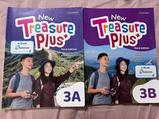 中三英文書New Treasure Plus Student's Book 3A&3B, 興趣及遊戲, 書本 & 文具, 教科書 - Carousell