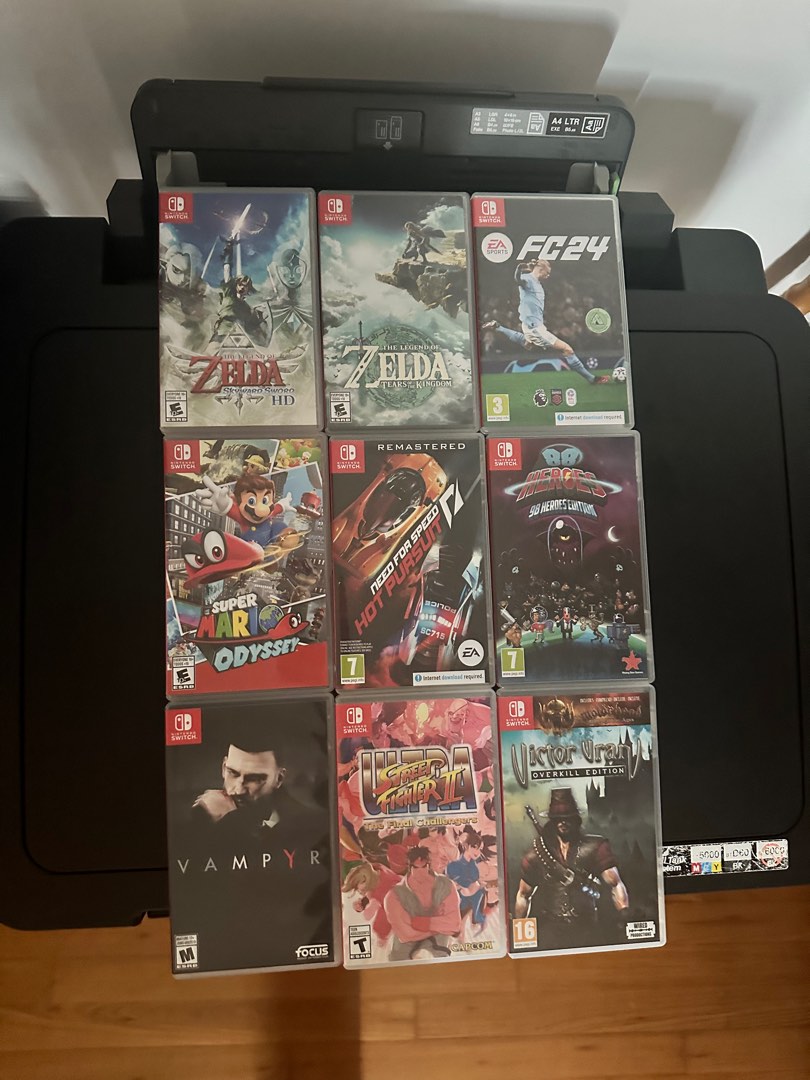 Nintendo Switch game Zelda skyward sword / Zelda tears of the kingdom ...