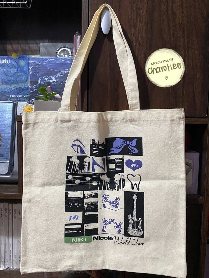 OFFICIAL Tour Merch - Niki Nicole Tour Tote Bag, Women's Fashion, Bags ...