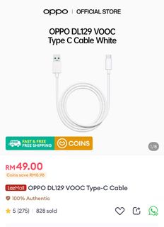 Realme 65w superdart game cable type C, Mobile Phones & Gadgets, Mobile ...