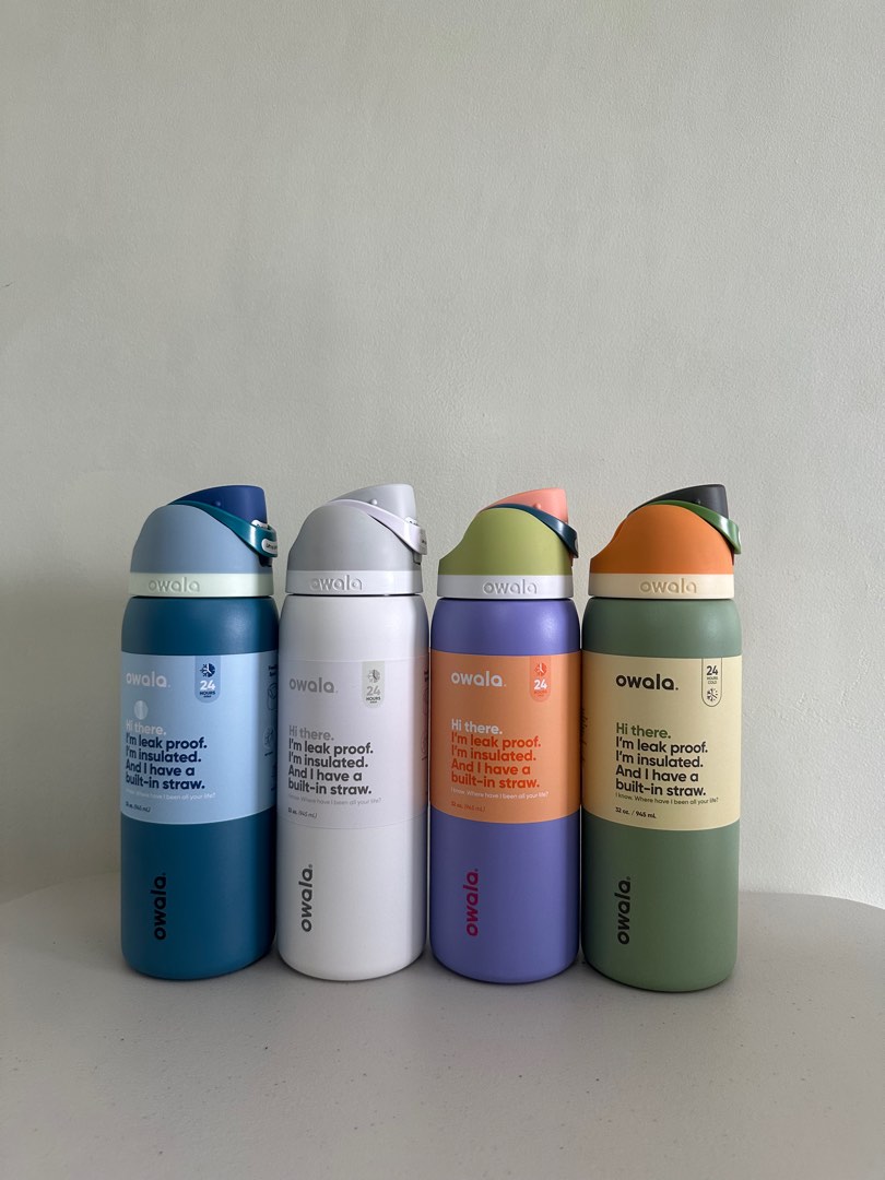 Owala 32oz Denim, Shy Marshmallow, Retro Boardwalk, Camo Cool ...