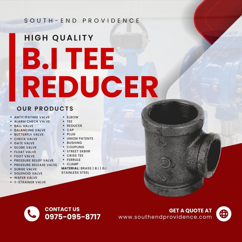 Pipe Fitting B.I Tee Threaded 1" x 1", Commercial & Industrial ...