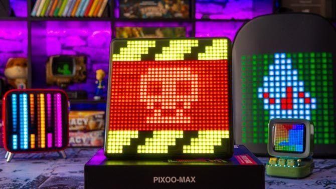 PIXEL ART GLASS DOOR DISPLAY DIVOOM PIXOO MAX, Furniture & Home Living ...