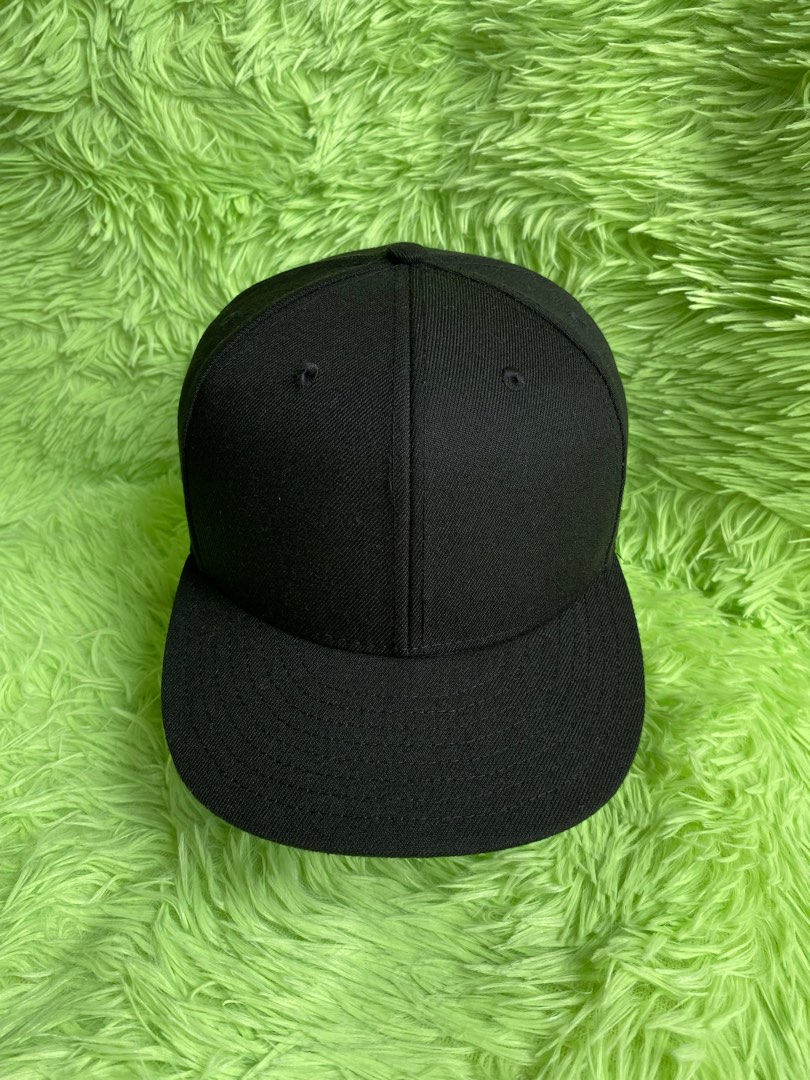 Plain Black Structured by New Era, Men's Fashion, Watches & Accessories ...
