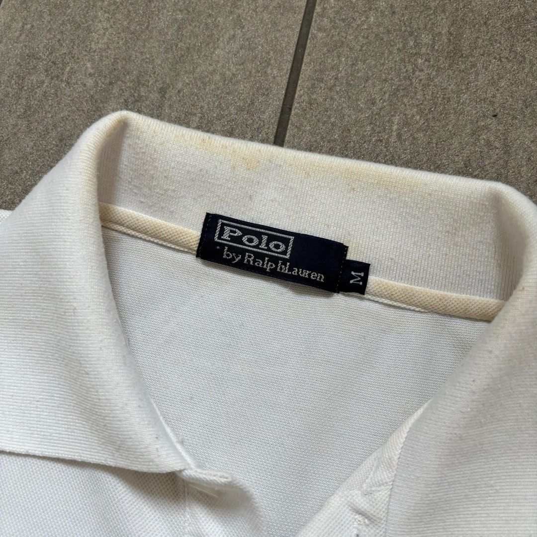 Polo Ralph Lauren Chief Keef White, Men's Fashion, Tops & Sets, Tshirts & Polo Shirts on Carousell
