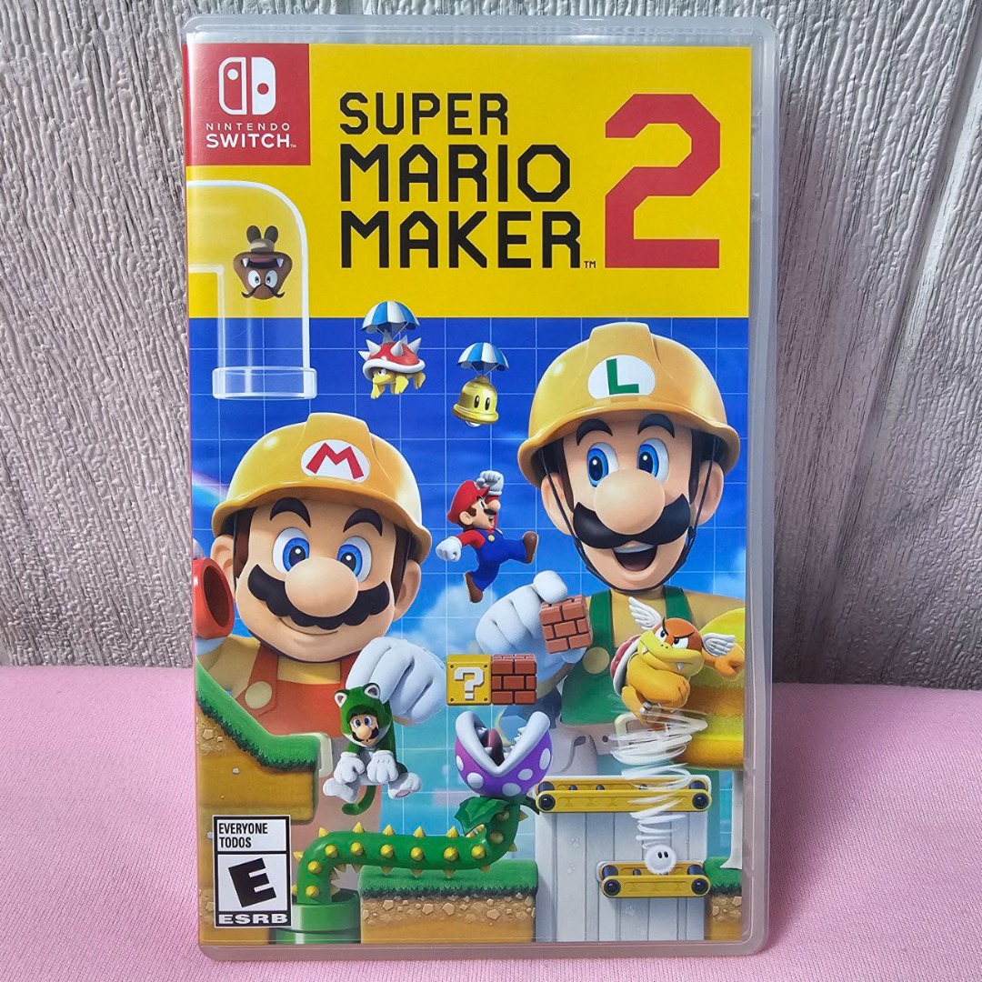 Preloved Kaset Game Nintendo Switch Super Mario Maker 2, Video Game ...