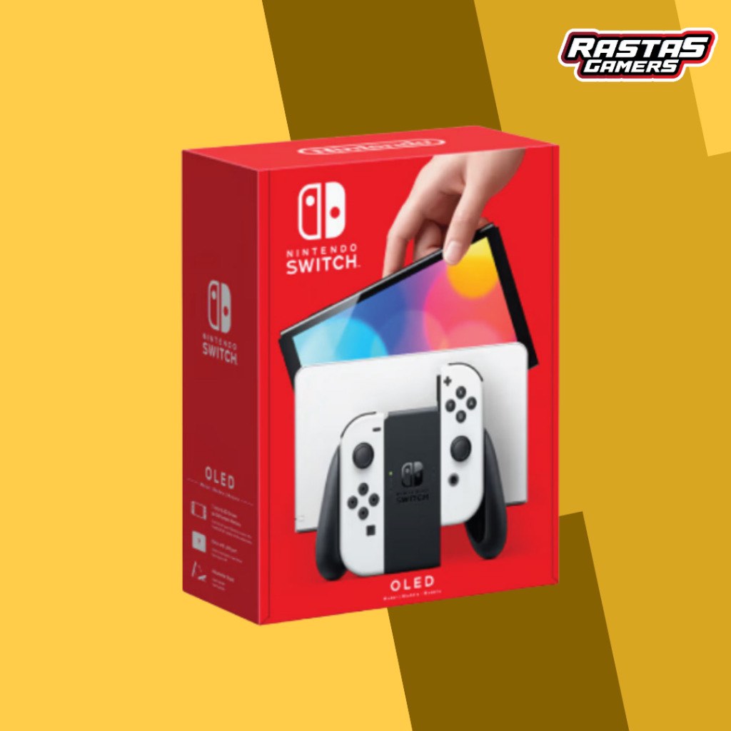 Preowned Nintendo Switch Oled white, Video Gaming, Video Game Consoles ...