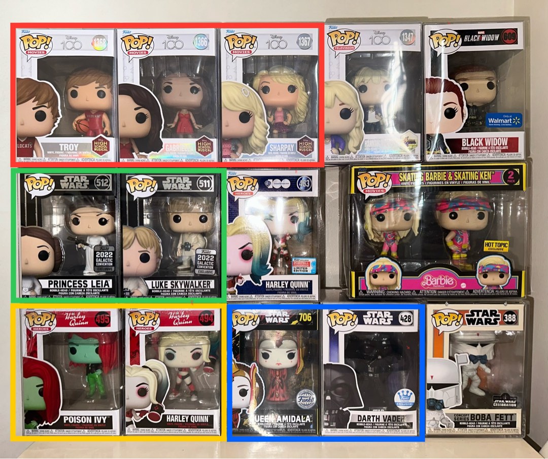 Random Funko Pops for Sale: STAR WARS, HIGH SCHOOL MUSICAL, HANNAH ...