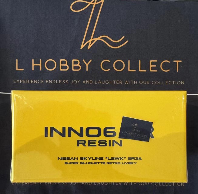 RESIN Inno64 Skyline LBWK ER34 Super Silhouette Retro Livery #23 ...