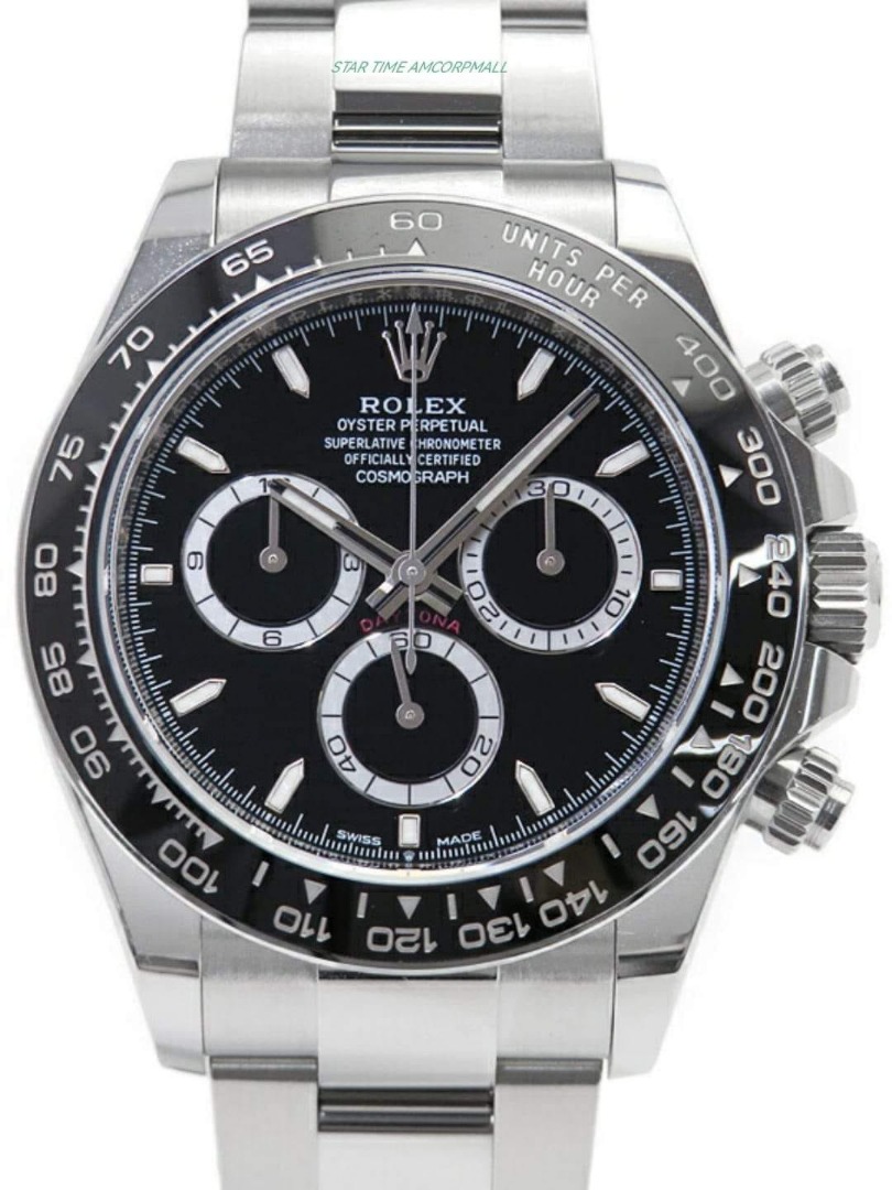 Rolex Daytona Cosmograph 126500 Black Dial Ceramic 2024 Brand New ...
