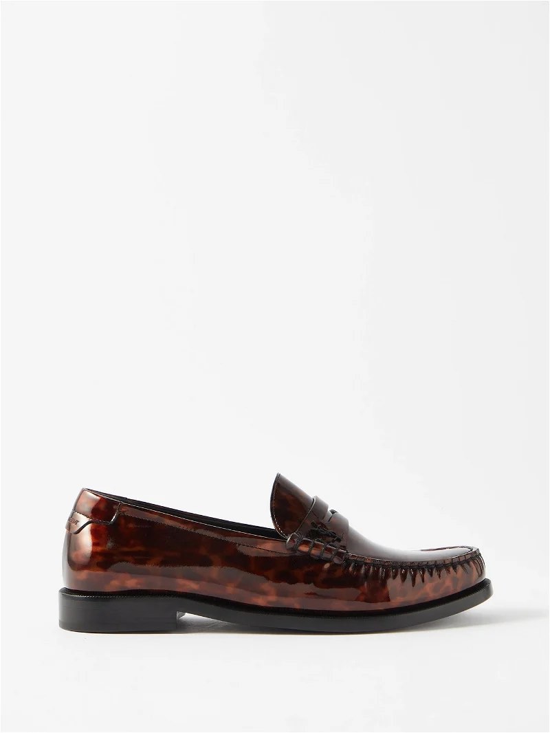 Saint Laurent Le Loafers Tortoise Shell, Men's Fashion, Footwear, Dress ...