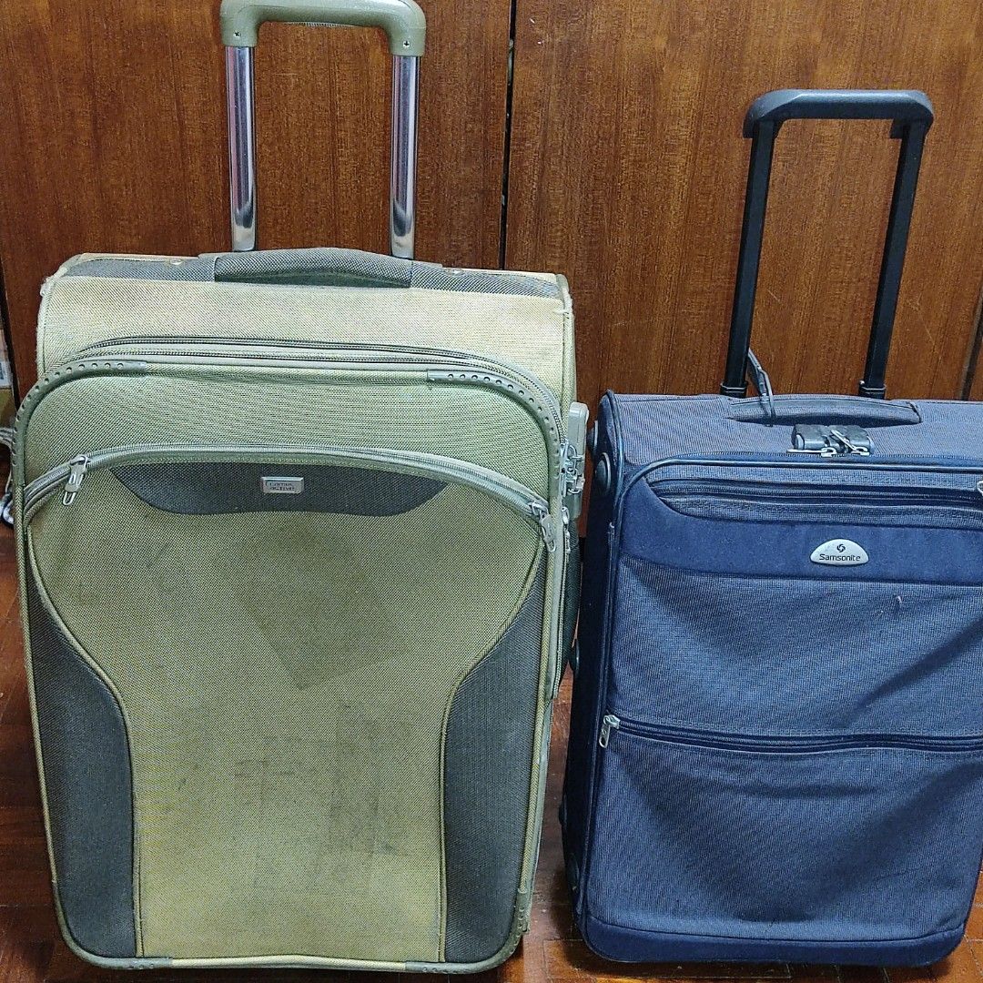 Samsonite 20" cabin luggage+ Camel Active 24" expandable luggage, both ...
