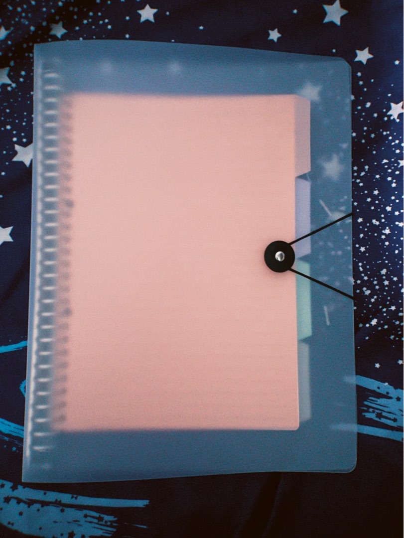 A4 Refillable Binder Notebook - White Binder Cover only, Hobbies & Toys ...