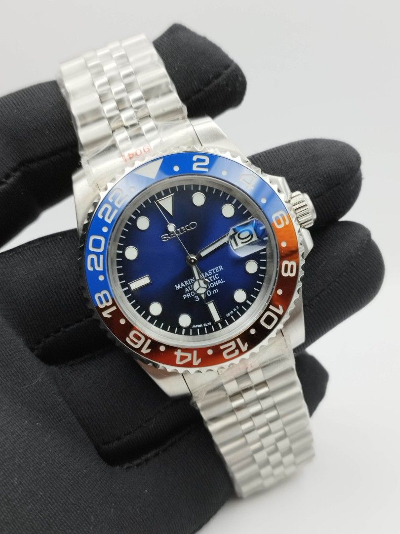 Seiko Seikolex Pepsi gradient, Men's Fashion, Watches & Accessories ...