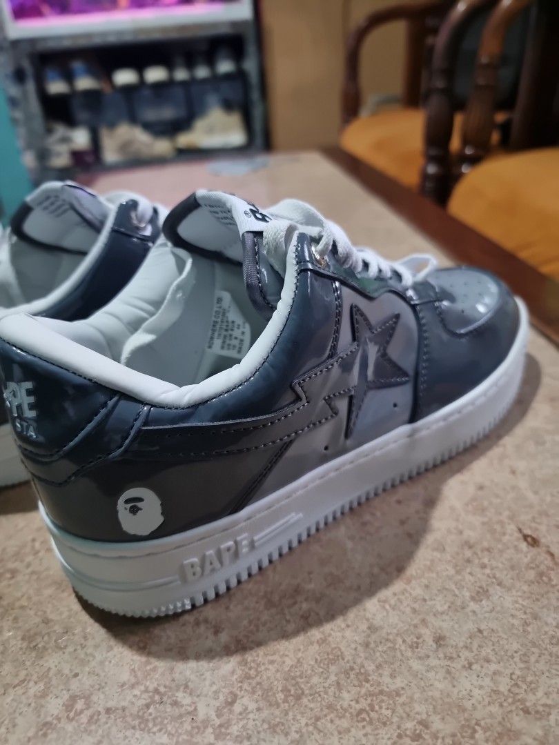 Sepatu Bape stan combo low original, Fesyen Pria, Sepatu , Sepatu ...