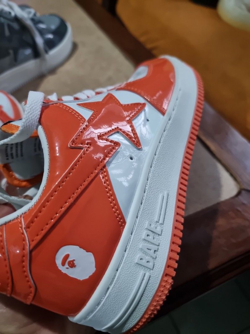 Sepatu Bape stan combo low original, Fesyen Pria, Sepatu , Sepatu ...