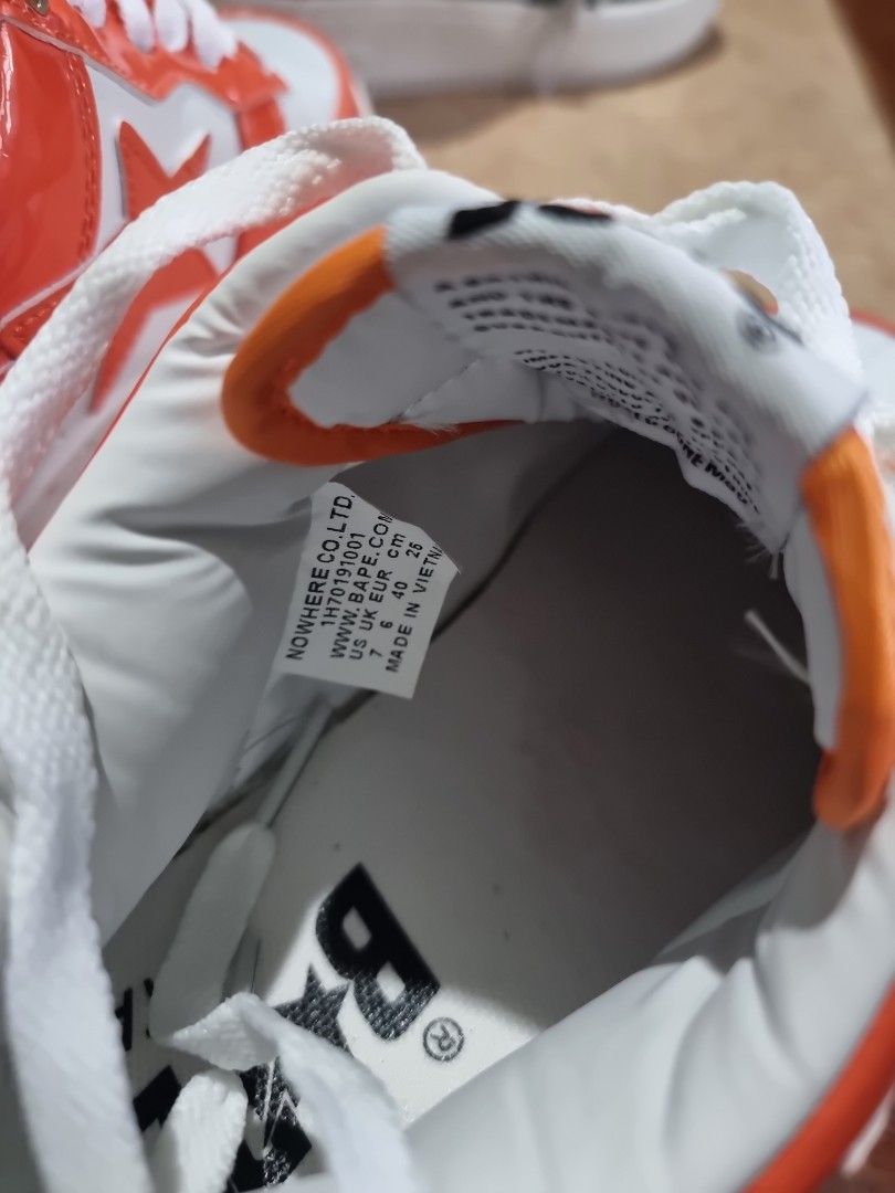 Sepatu Bape stan combo low original, Fesyen Pria, Sepatu , Sepatu ...