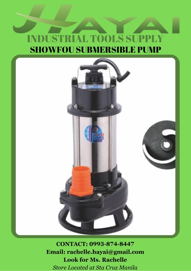 showfou submersible pump, Commercial & Industrial, Industrial Equipment ...