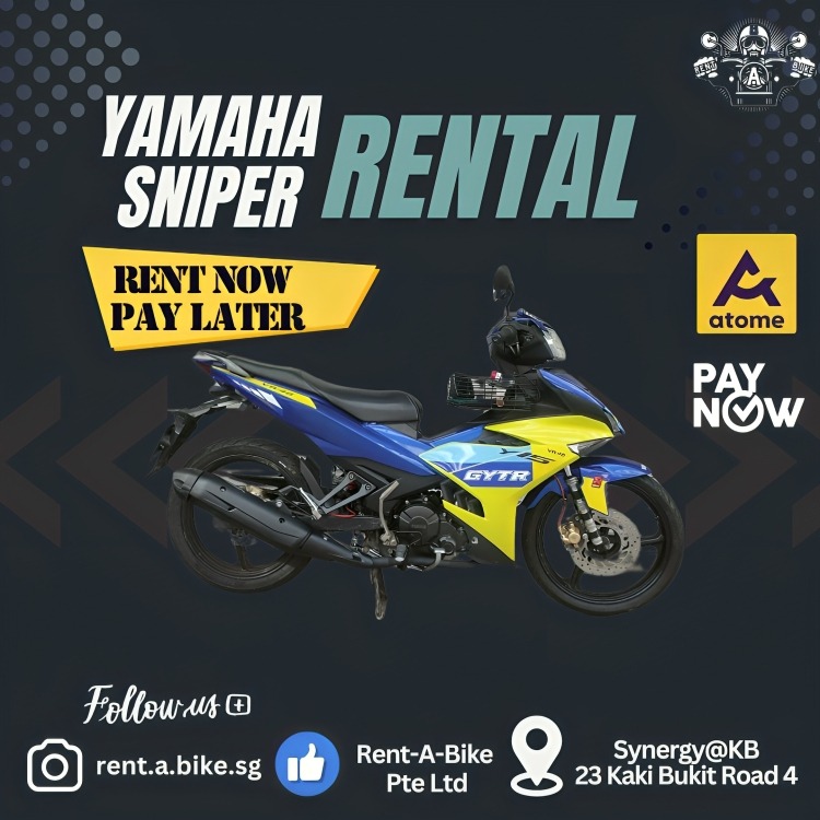 SNIPER YAMAHA FOR BIKE RENTAL ( 3 DAYS MIN. RENTAL ), Motorcycles ...