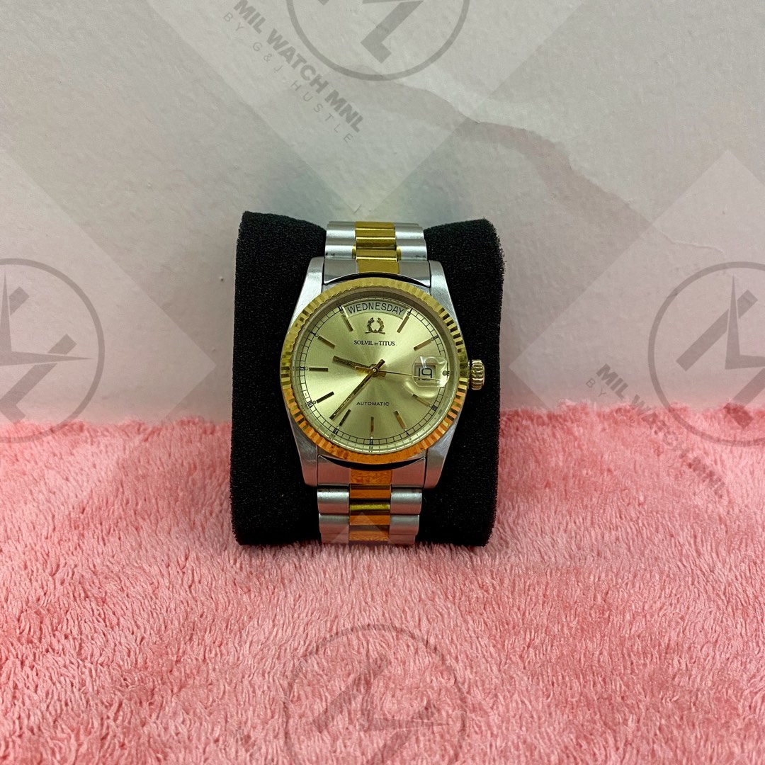 Solvil Et Titus President Day-Date (Two tone with gold dial), Luxury ...