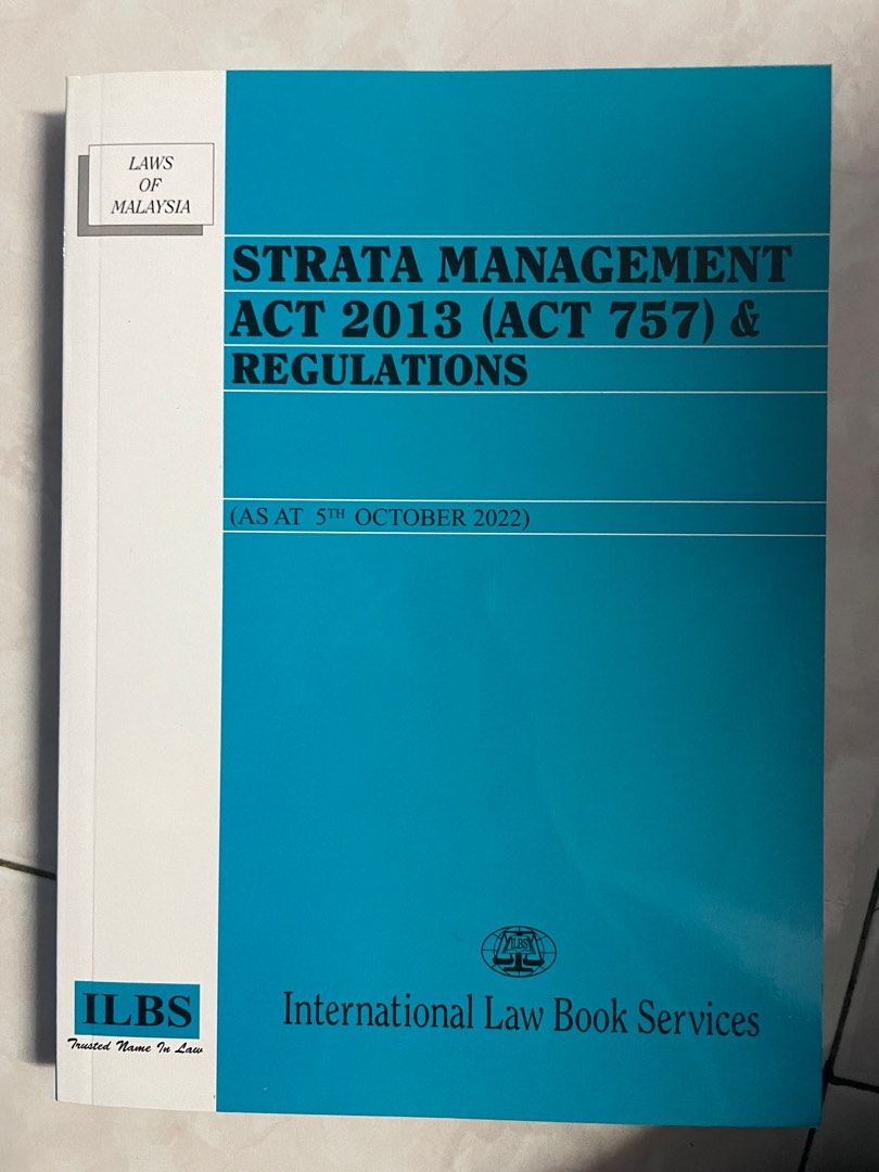 strata management act 2013, Hobbies & Toys, Books & Magazines ...
