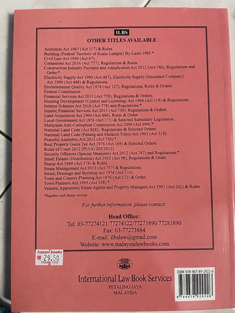 strata titles act, Hobbies & Toys, Books & Magazines, Textbooks on ...